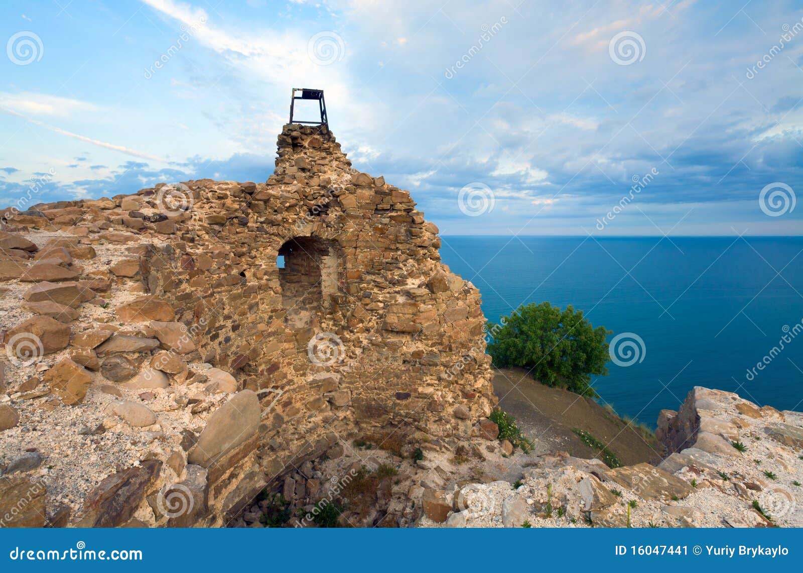 View from Watchtower at Sea Stock Image - Image of resort, picturesque ...