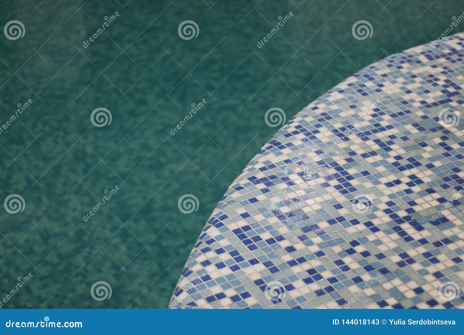 View of the Water and the Side of the Pool from the Top Indoors Stock ...