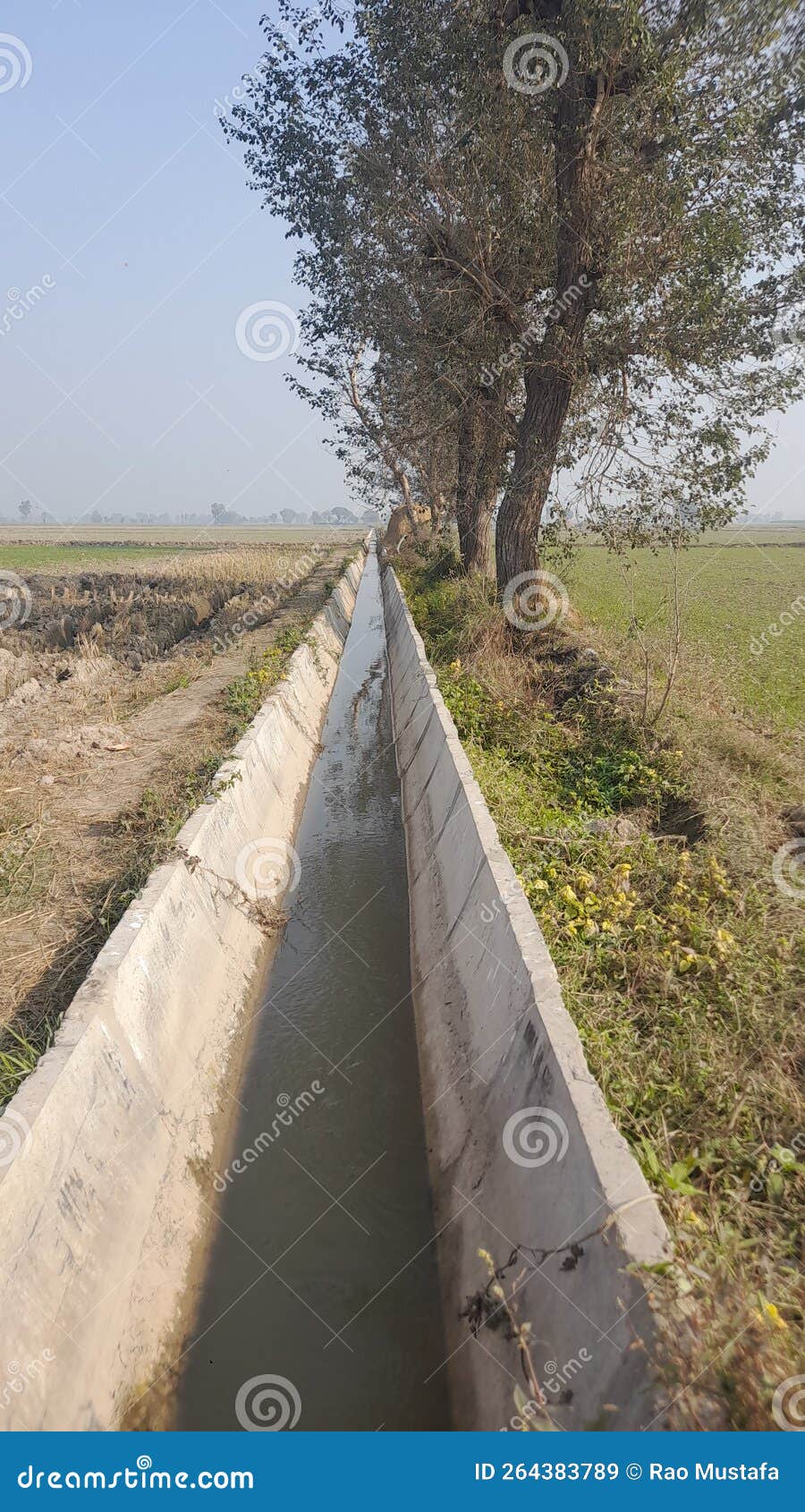 A View of a Water-tail Passing through a Field in the Village of Gage ...