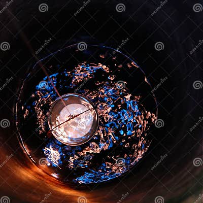 View of the Water Well from the Inside Stock Photo - Image of abstract ...