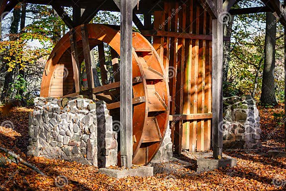 A View of a Watermill in the Forest Stock Photo - Image of nature ...