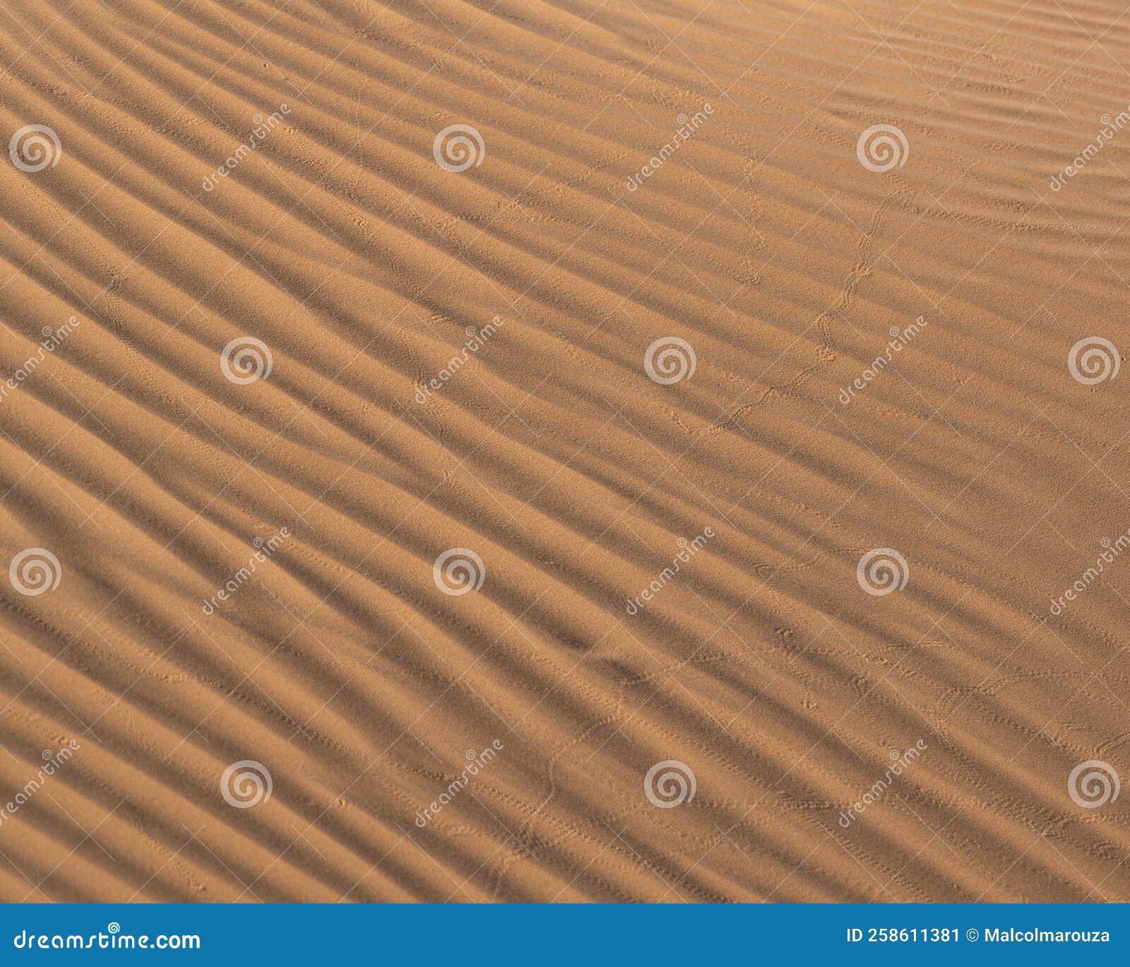 View of Wave Pattern on the Desert Sand Stock Image - Image of grain ...