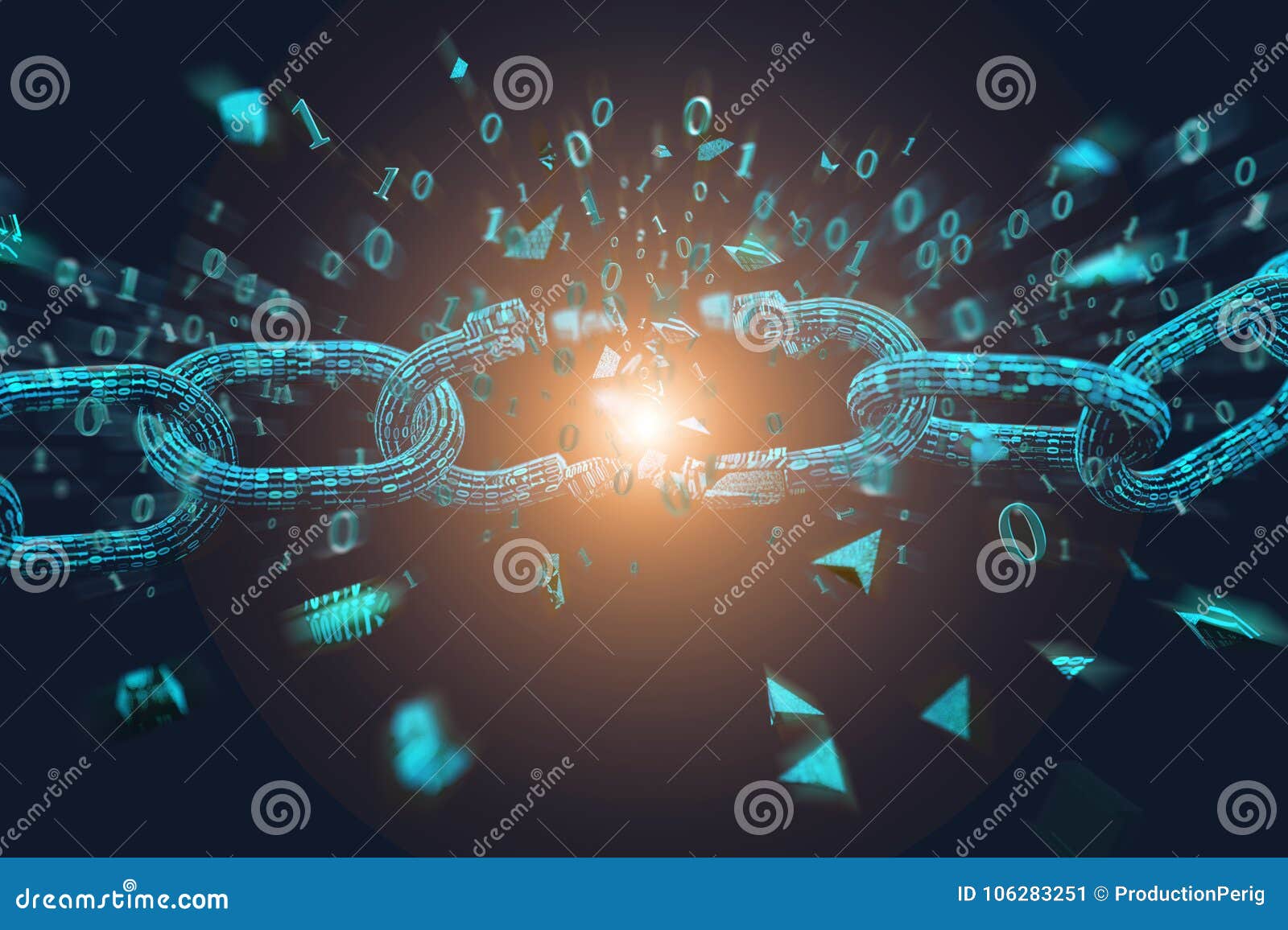 Weak Link In Stretched Chain Royalty-Free Stock Image | CartoonDealer ...