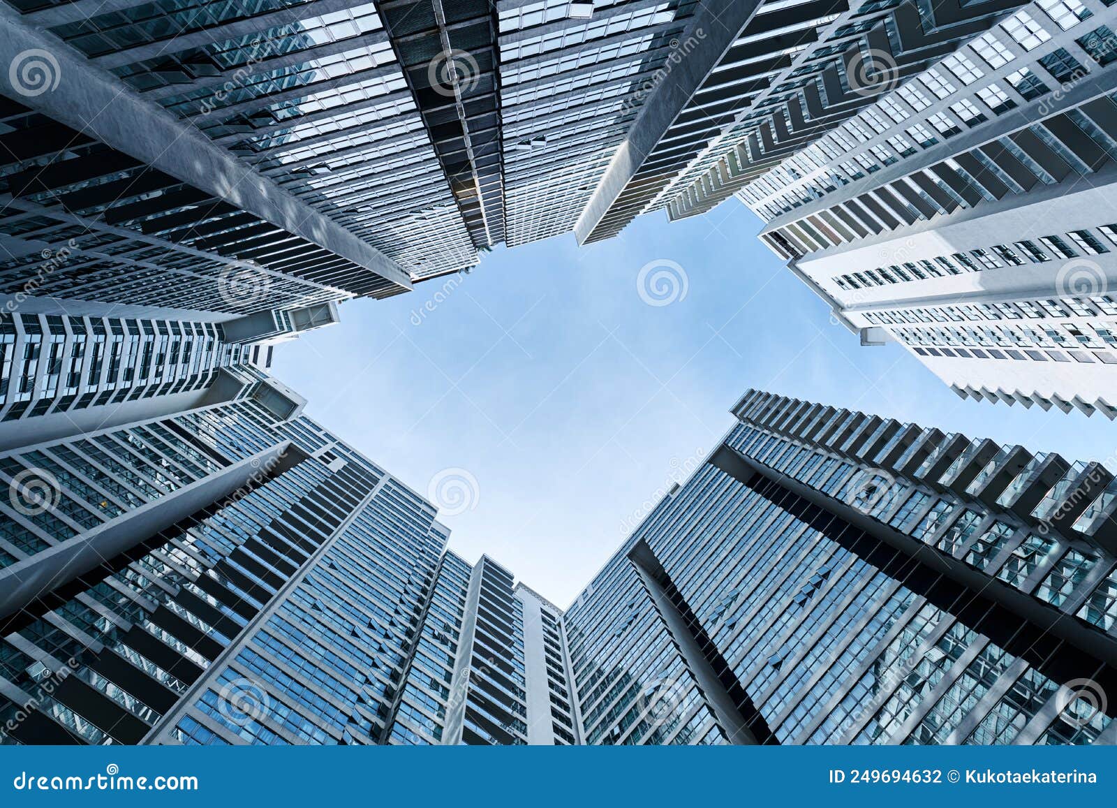 View from the Well from Tall Buildings Stock Photo - Image of ...