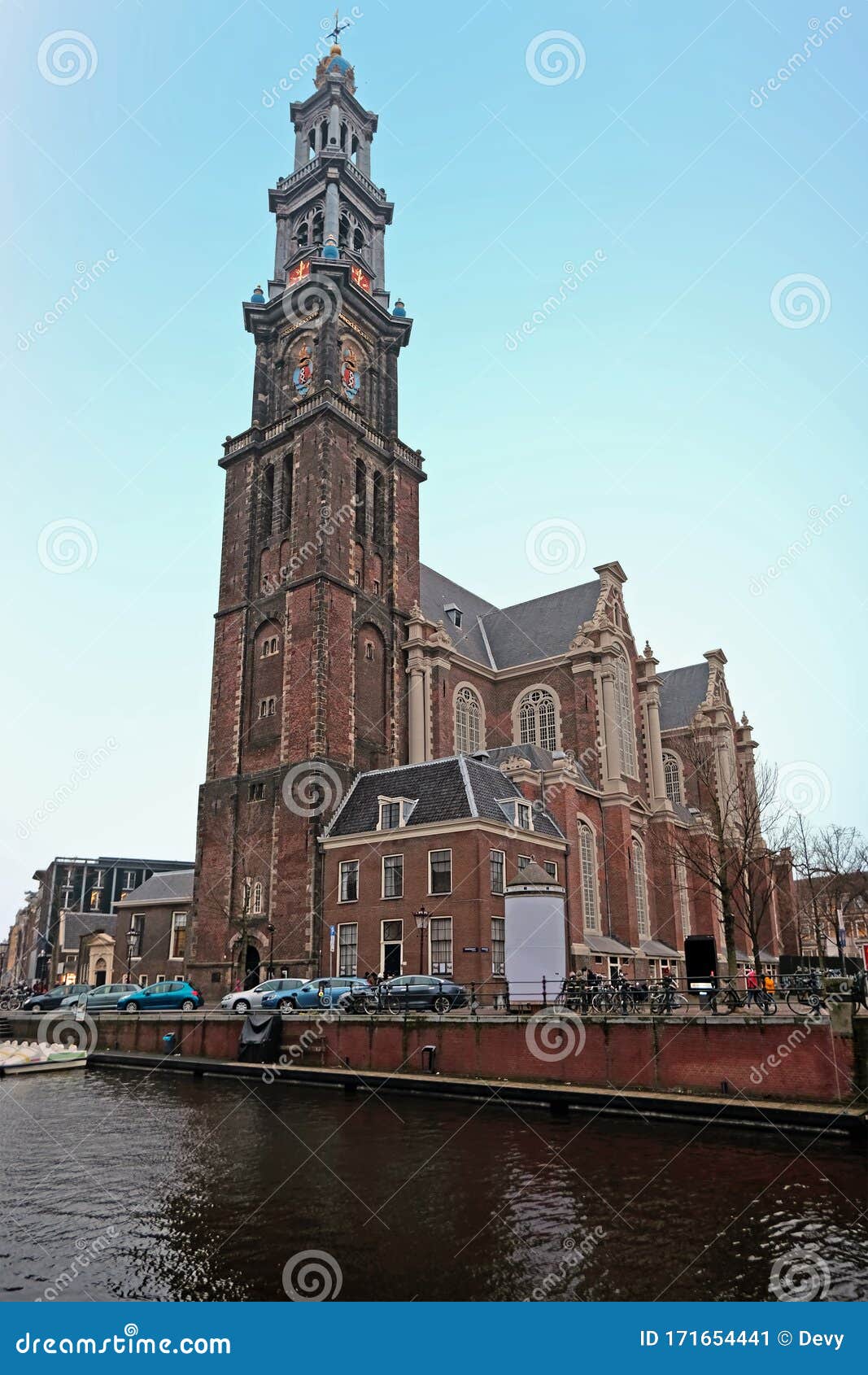 View on the Westerkerk in Amsterdam the Netherlands Editorial Photo ...