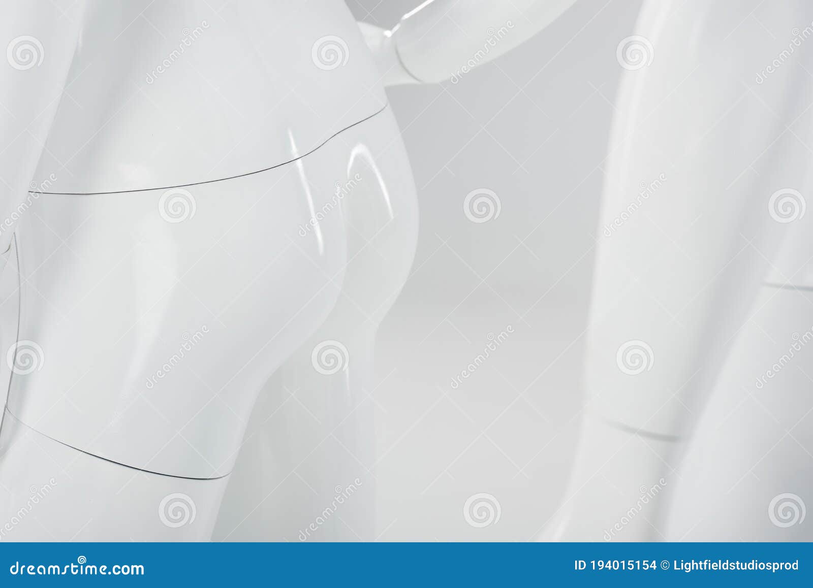 View of White Plastic Manikins on Grey Stock Photo - Image of dolls ...
