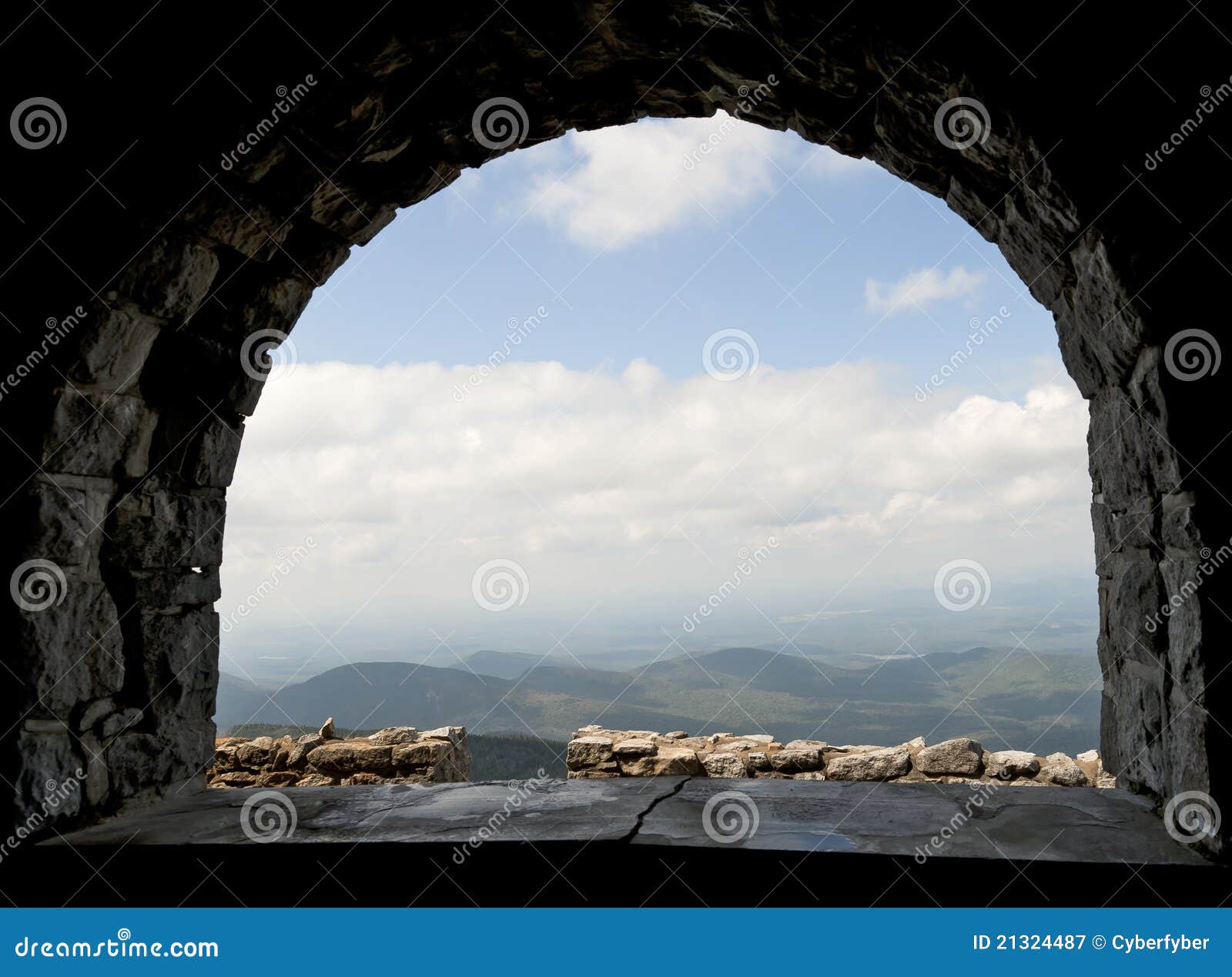View from the Whiteface Mountain Castle. Stock Image - Image of ...