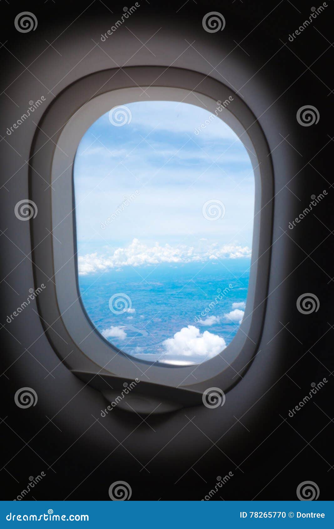View window of airplane stock photo. Image of blue, airship - 78265770