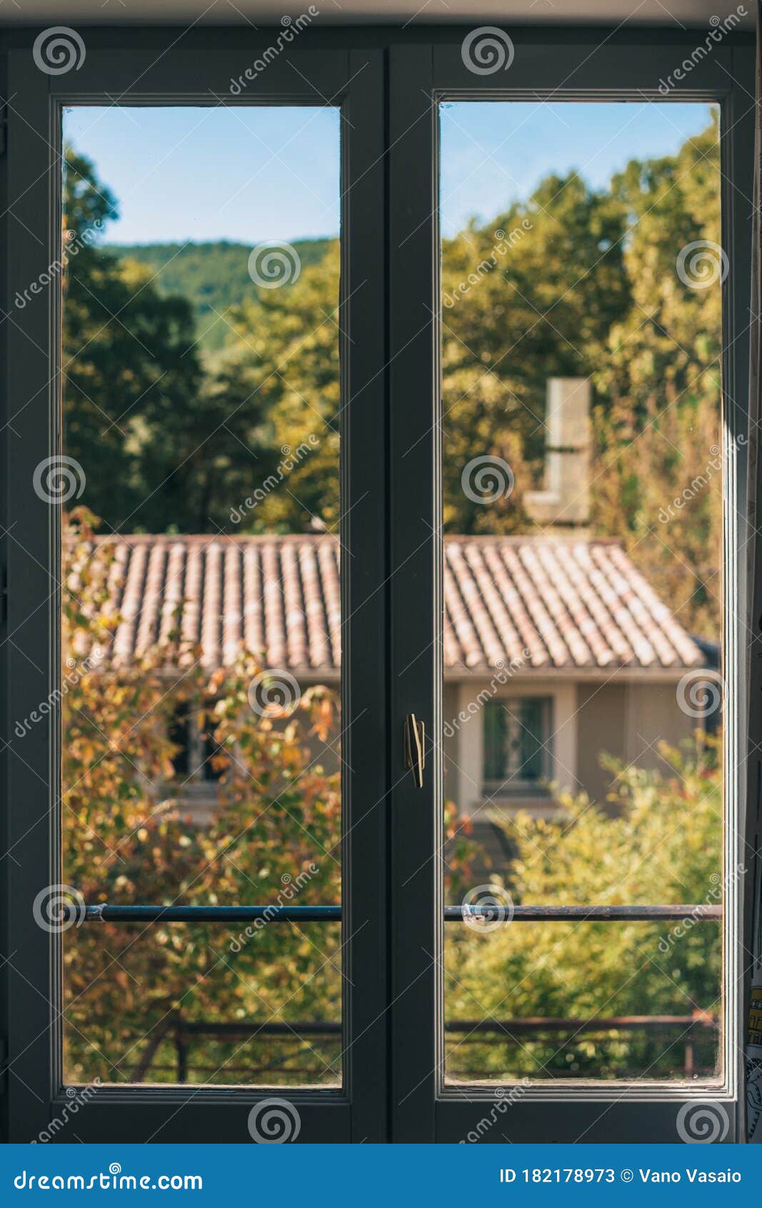 View through the Open Window Stock Image - Image of light, inside ...