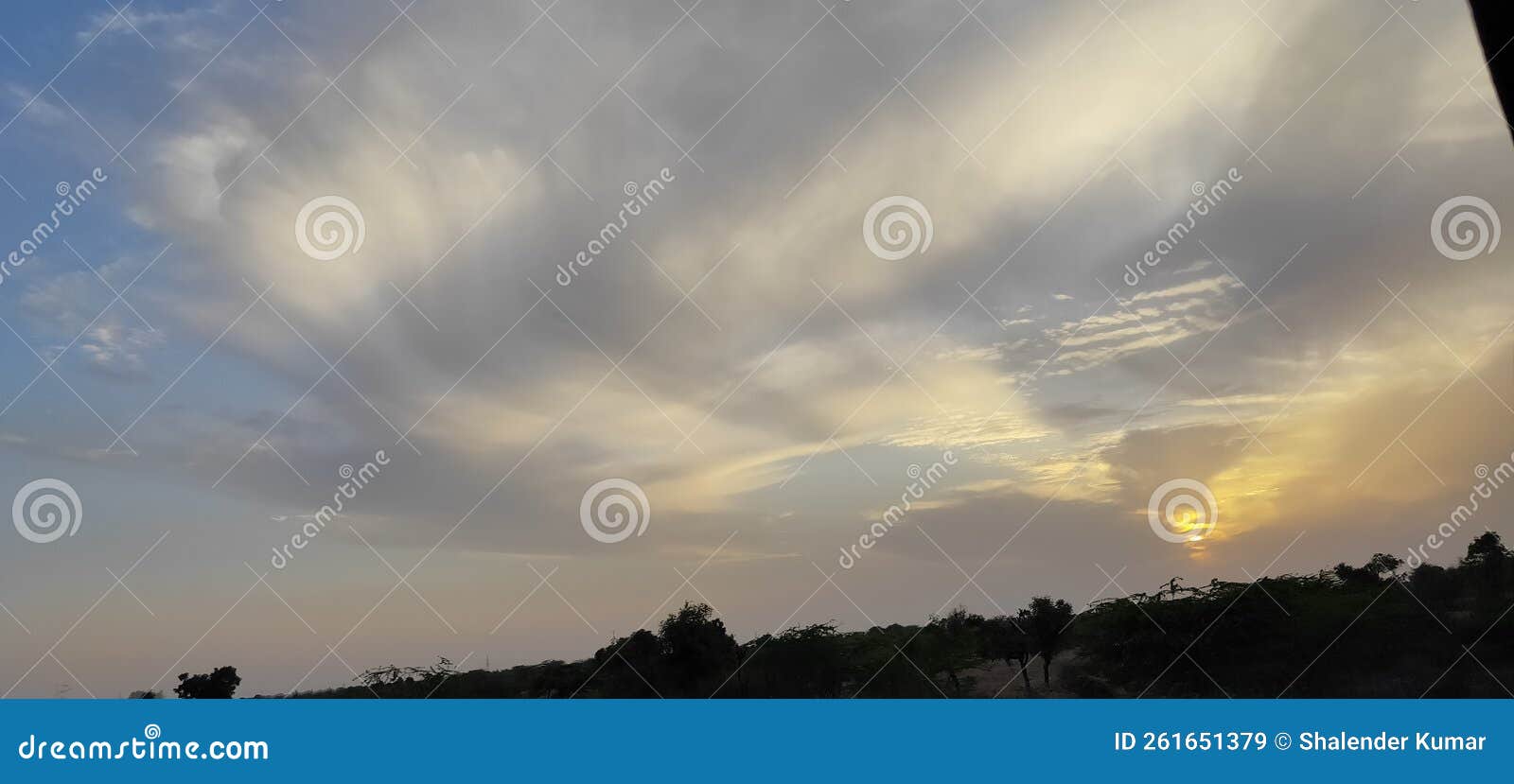 Sunset View from the Window of the Indian Rail Stock Image - Image of ...