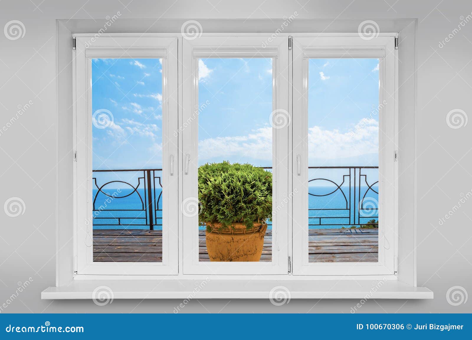 View from the Window at Sea Stock Photo - Image of outdoor, home: 100670306