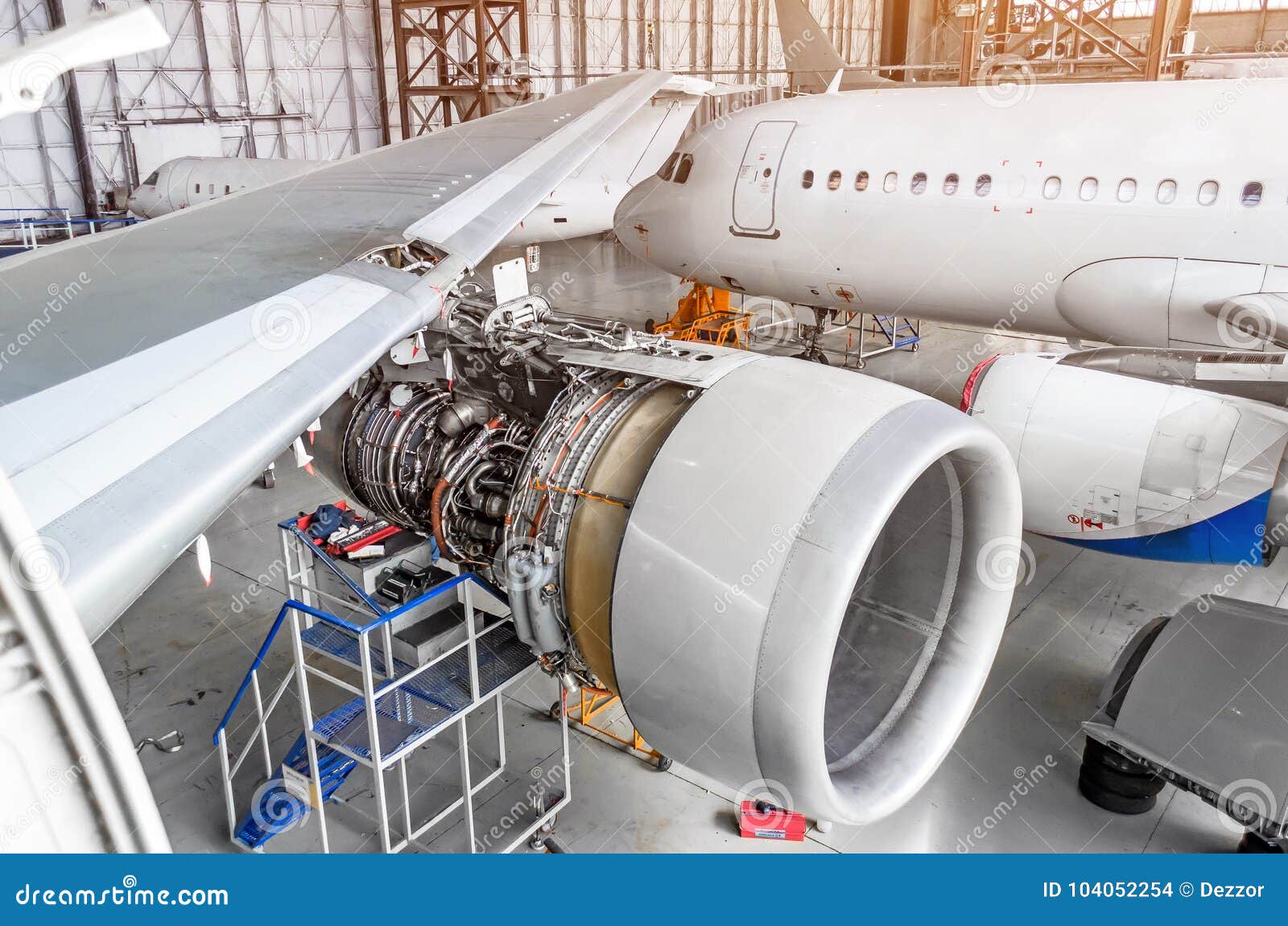 Jet Engine At Aircraft Royalty-Free Stock Photography | CartoonDealer ...