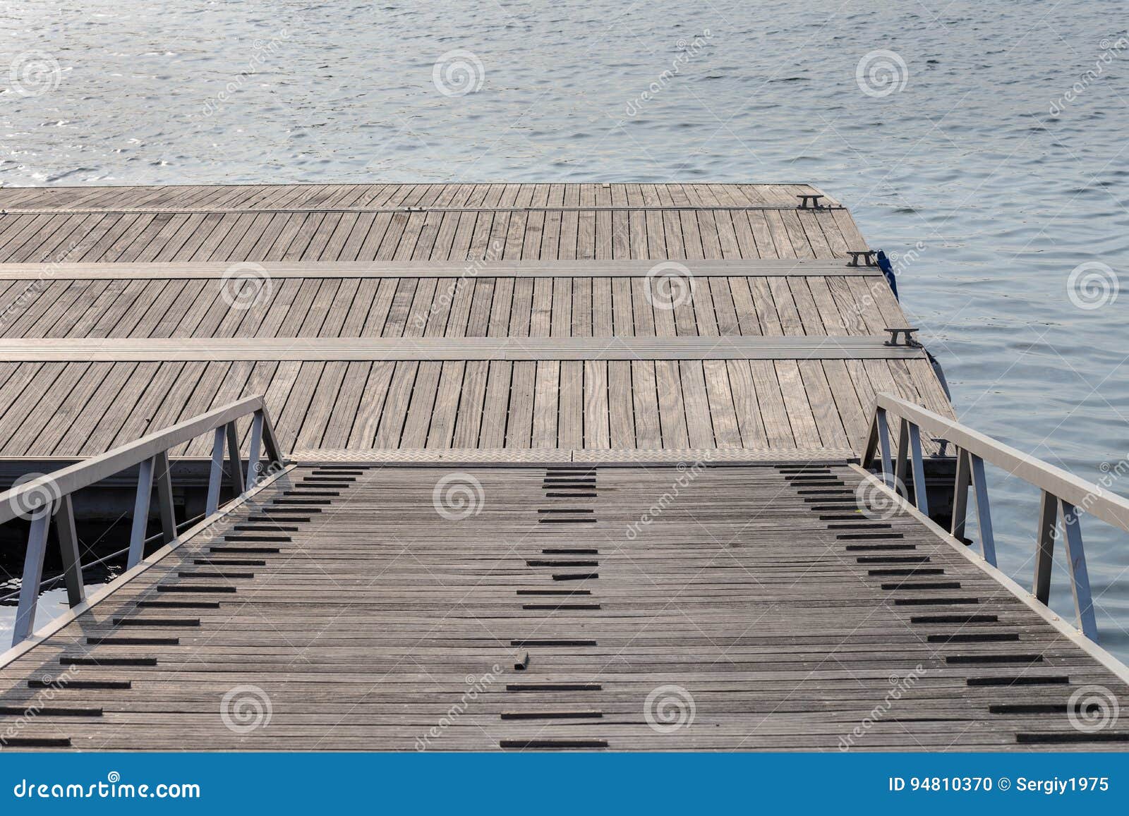 View of a wooden boat dock stock photo. Image of landscape - 94810370