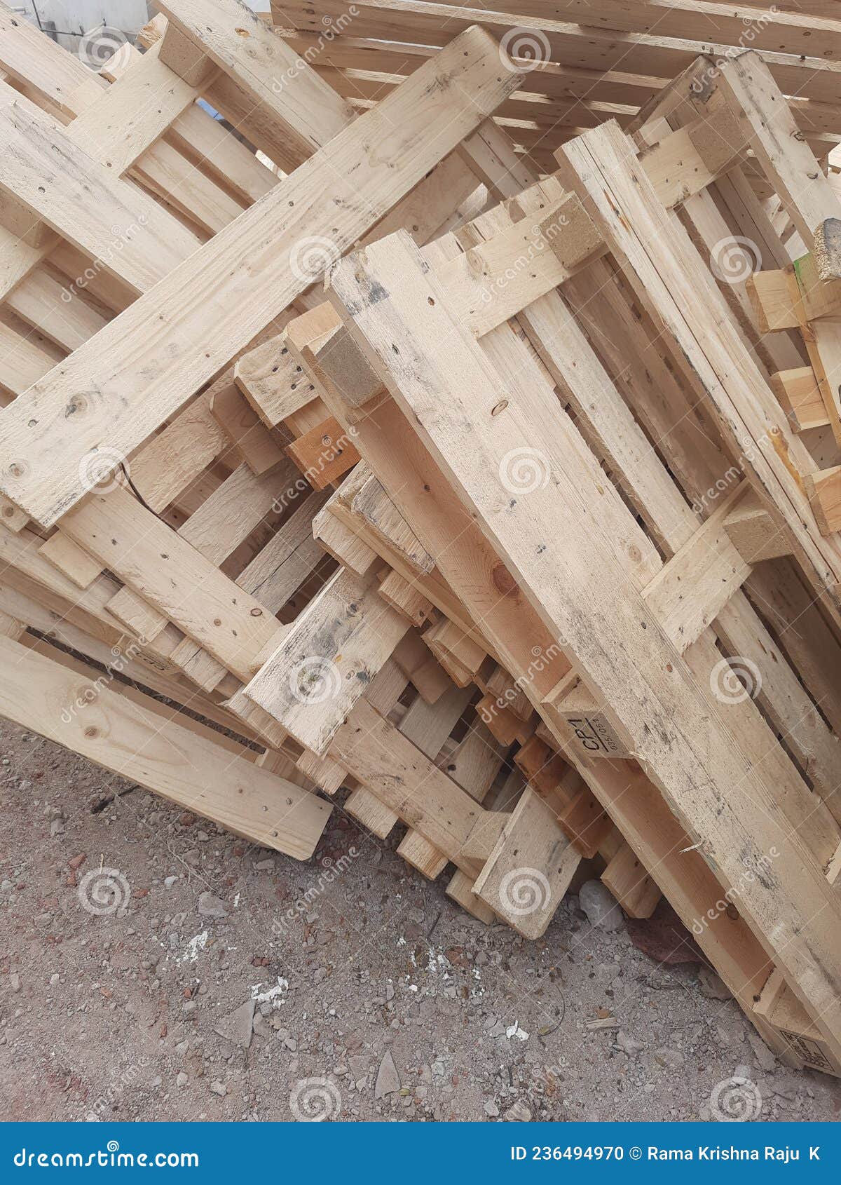 View of a Wooden Frames Stack or Pile Stock Photo - Image of wooden ...