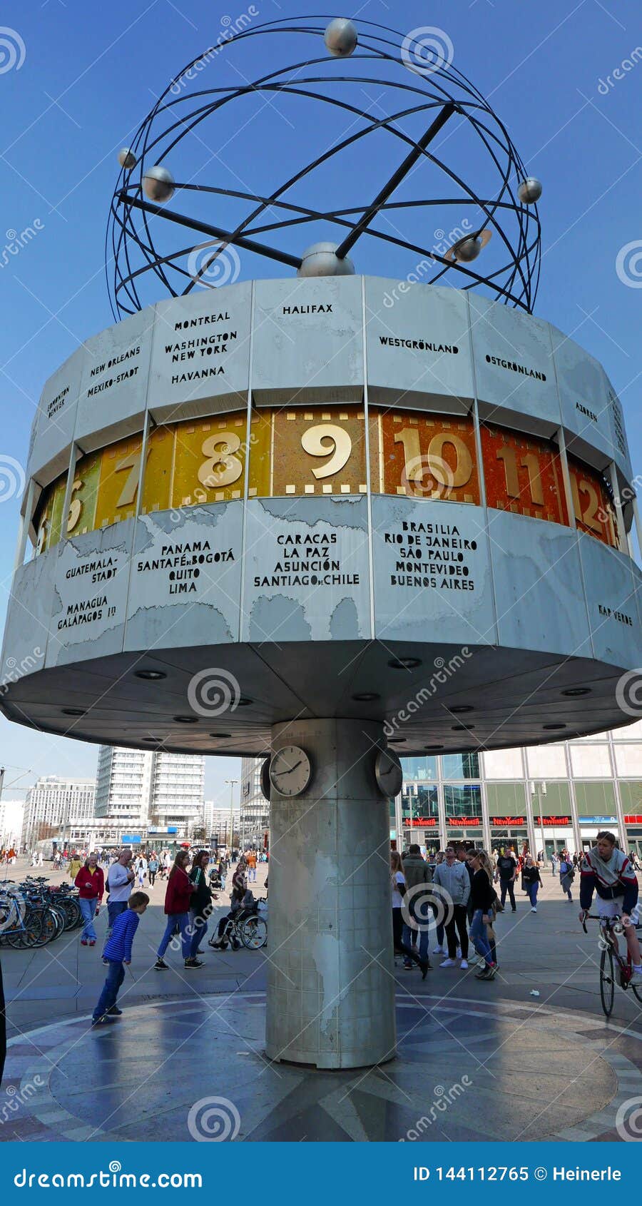 World Clock in Berlin Germany Editorial Image - Image of saga, berlin ...