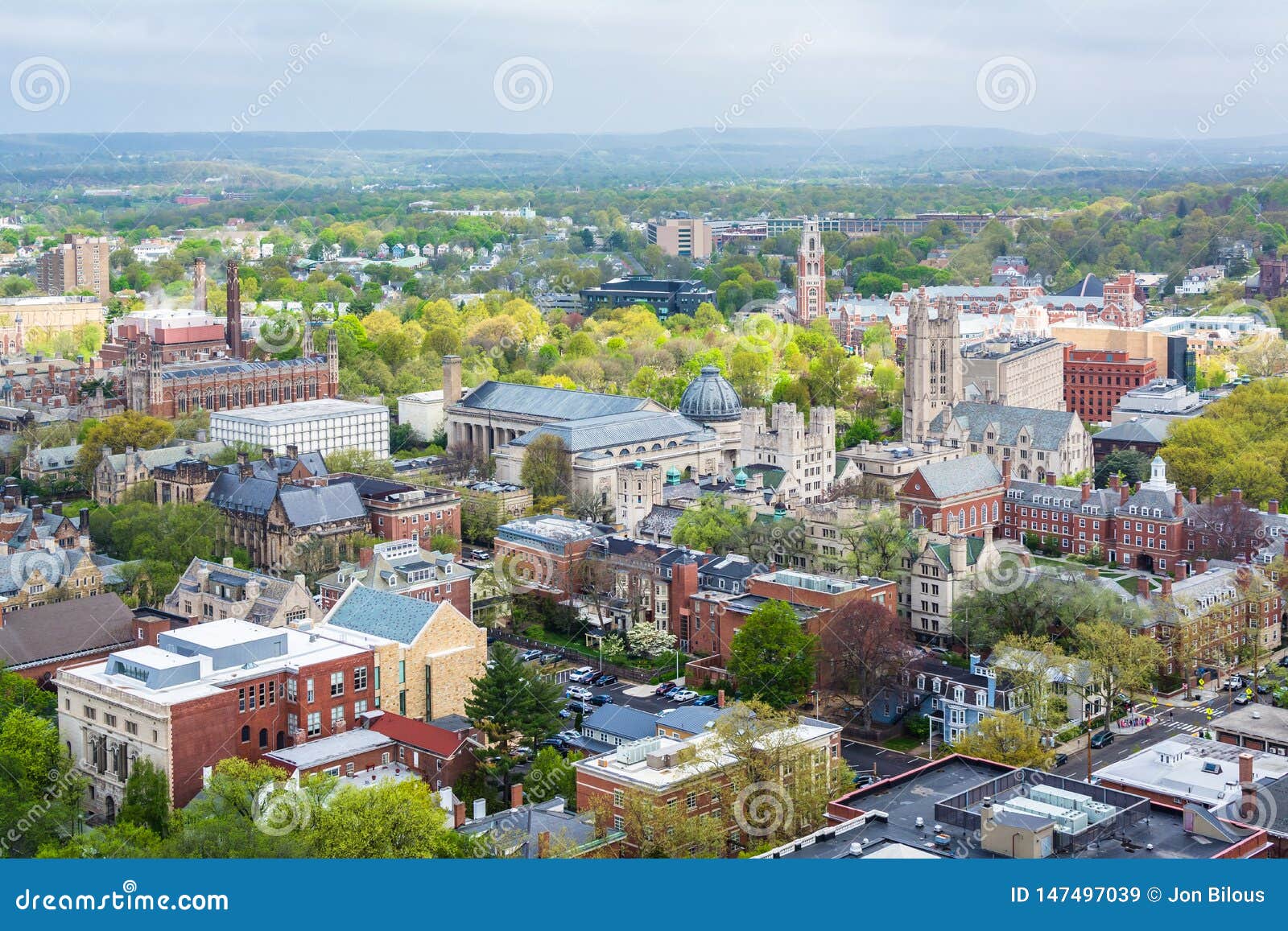 View of Yale University in New Haven, Connecticut Stock Image - Image ...