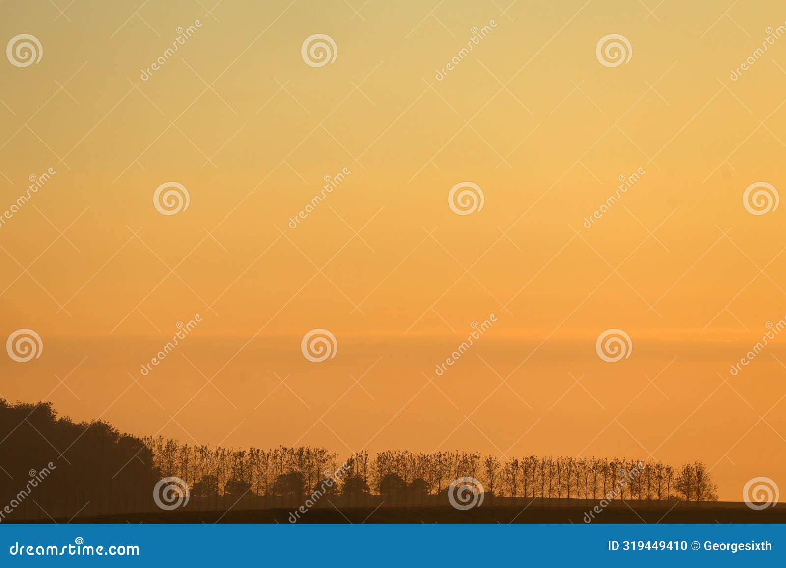 Graduated Colored Sky At Sunset For Background Royalty-Free Stock Photo ...