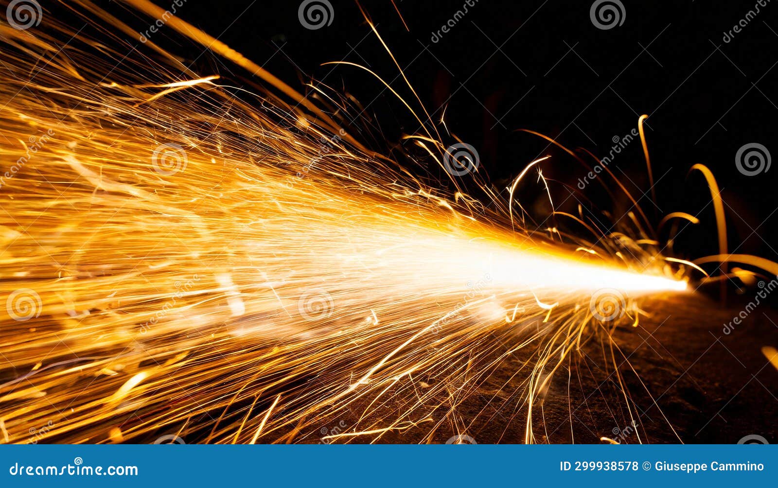 Yellow Sparks Glitter Special Light Effect. Vector Sparkles On ...