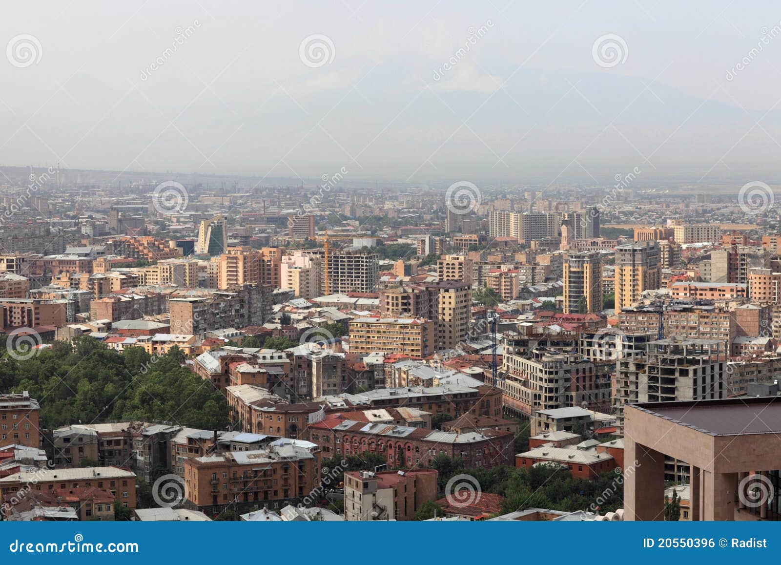 View of Yerevan stock photo. Image of historic, landscape - 20550396