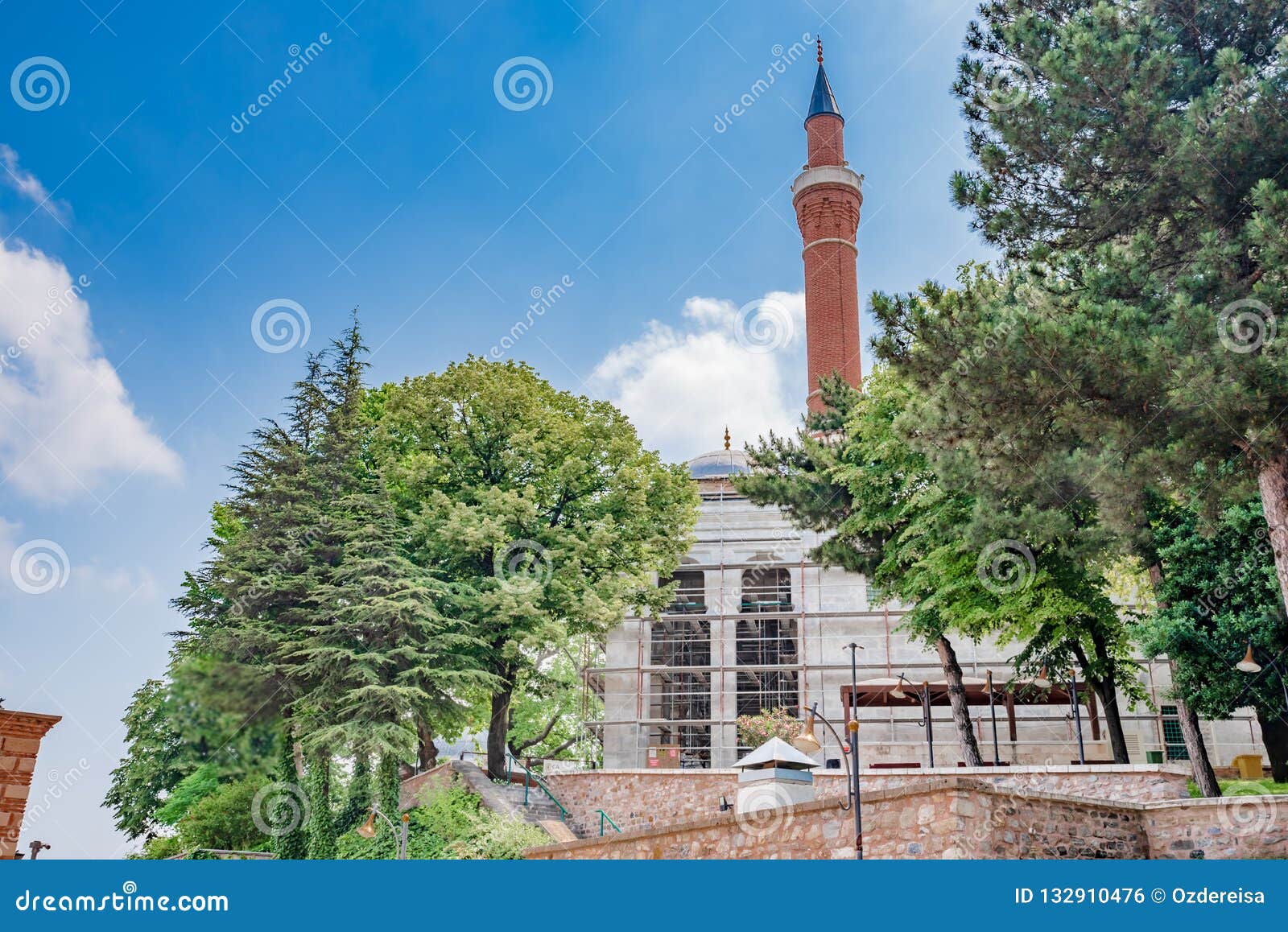View of Yildirim Bayezid Complex in Bursa, Turkey Stock Photo - Image ...