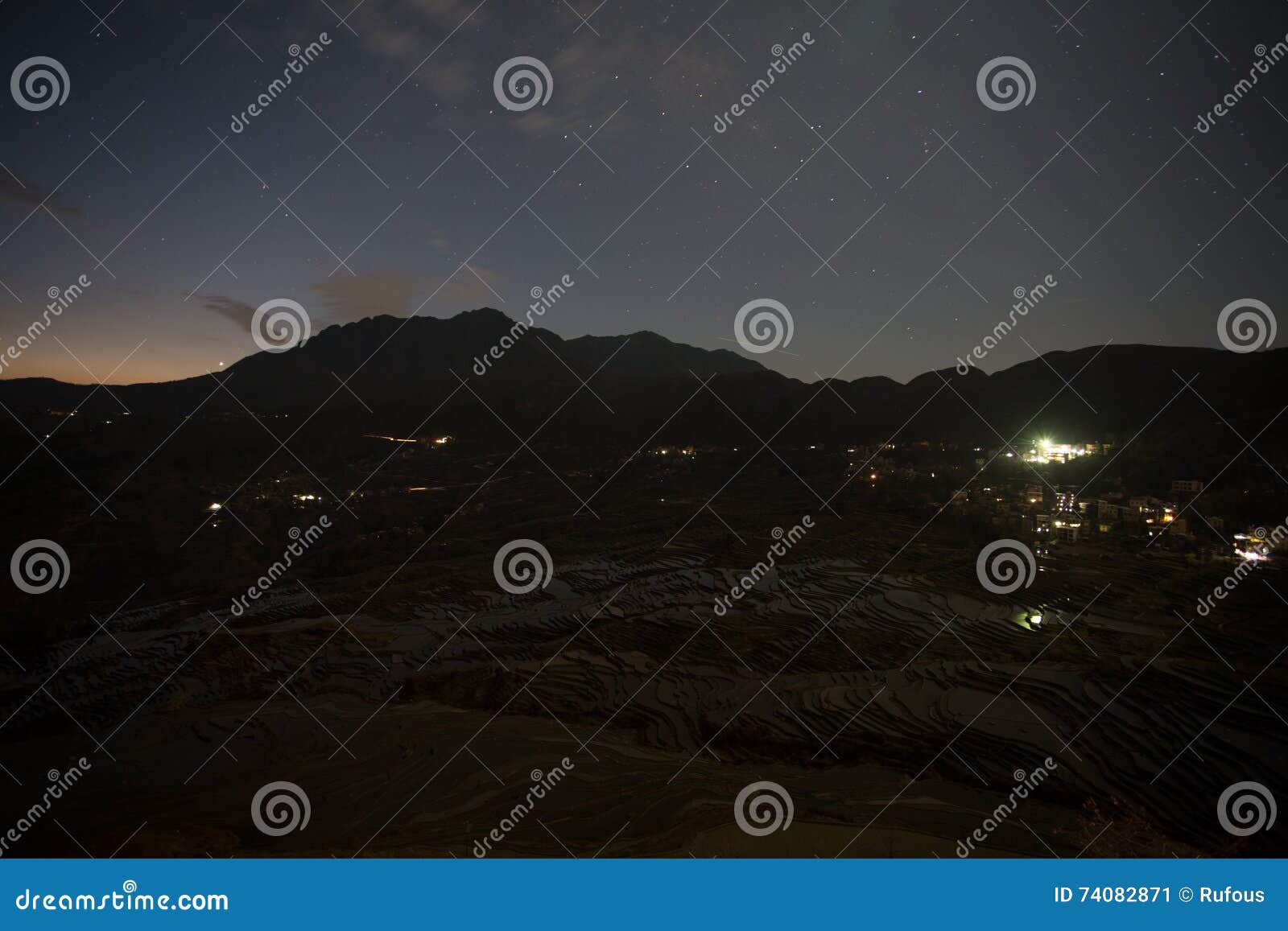 View of Yuan Yang stock image. Image of morning, paddy - 74082871