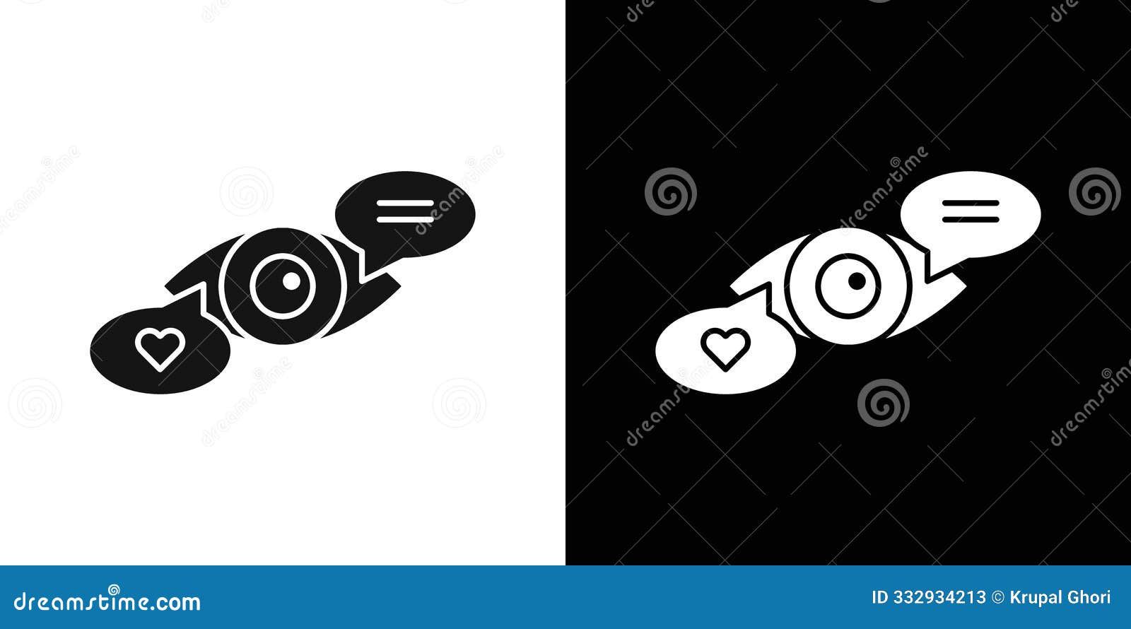 Viewable Impression Icon Logo Set Vector Stock Vector - Illustration of ...
