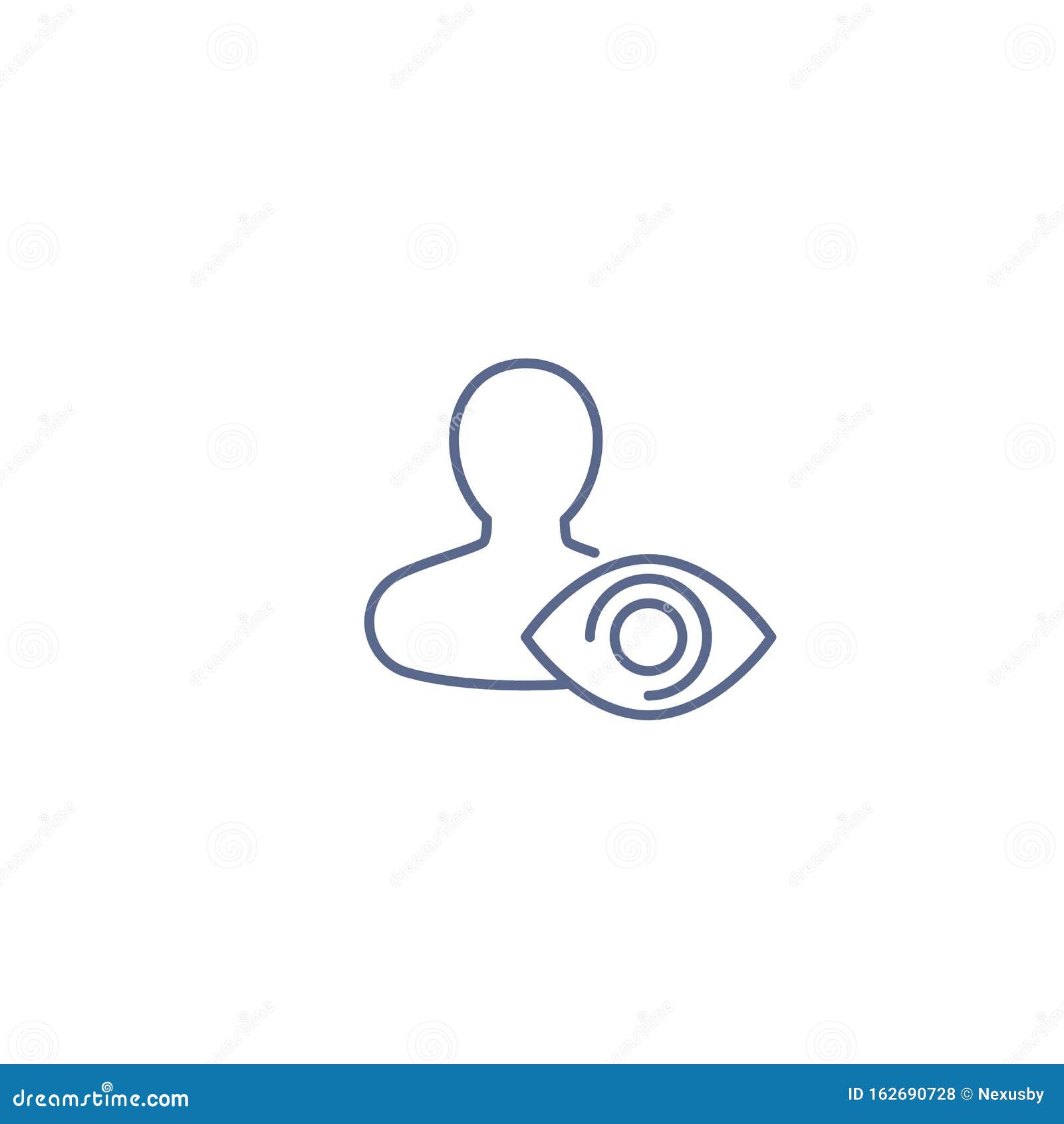Viewer, Spectator Line Icon Stock Vector - Illustration of line, symbol ...