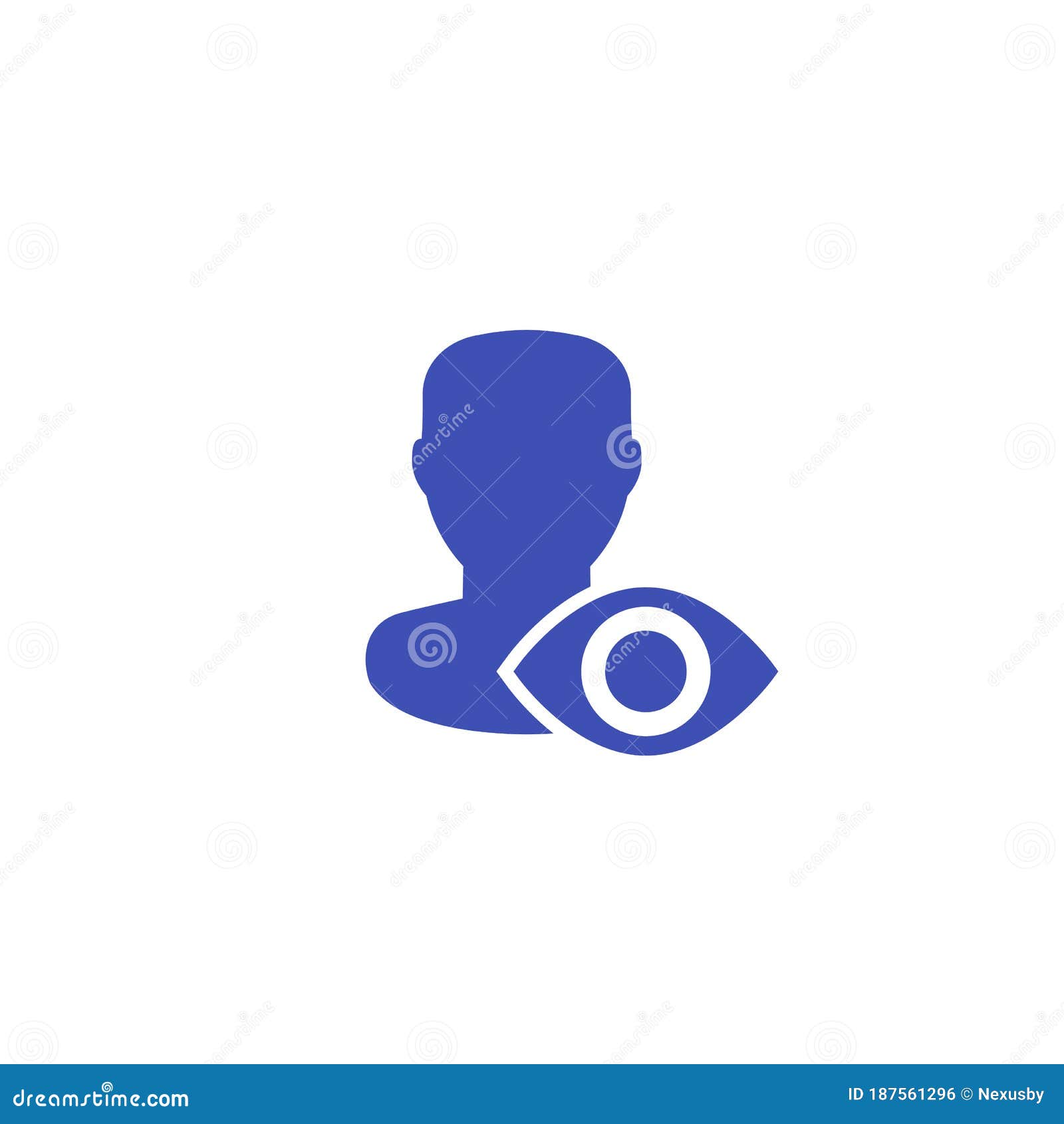 Viewer or Spectator Vector Icon Stock Illustration - Illustration of ...