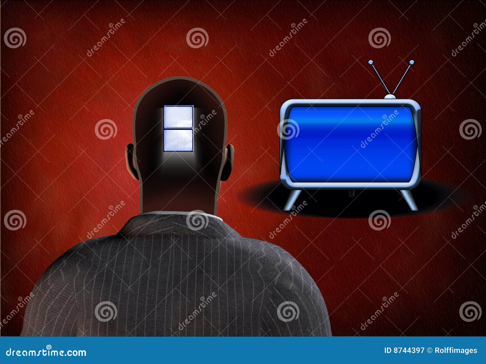 Viewers Mind stock illustration. Illustration of artist - 8744397