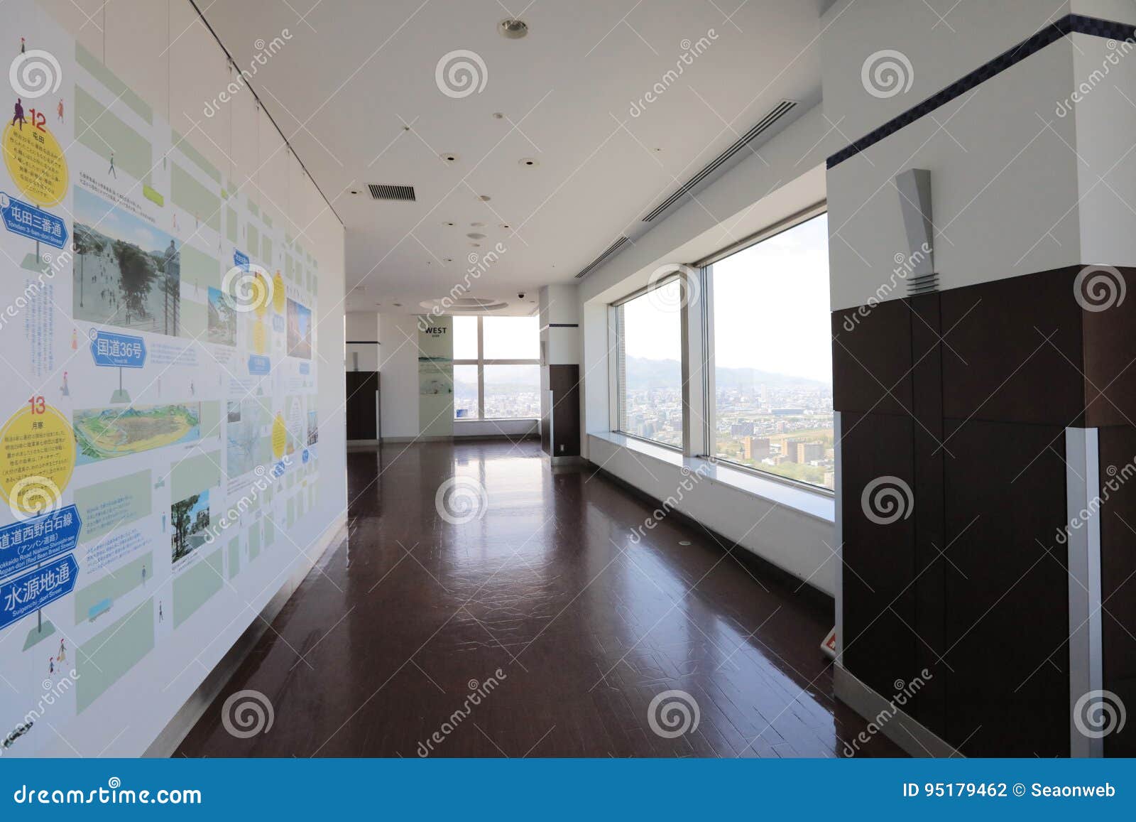 The Viewing Deck Interior of the Viewpoint Editorial Photography ...