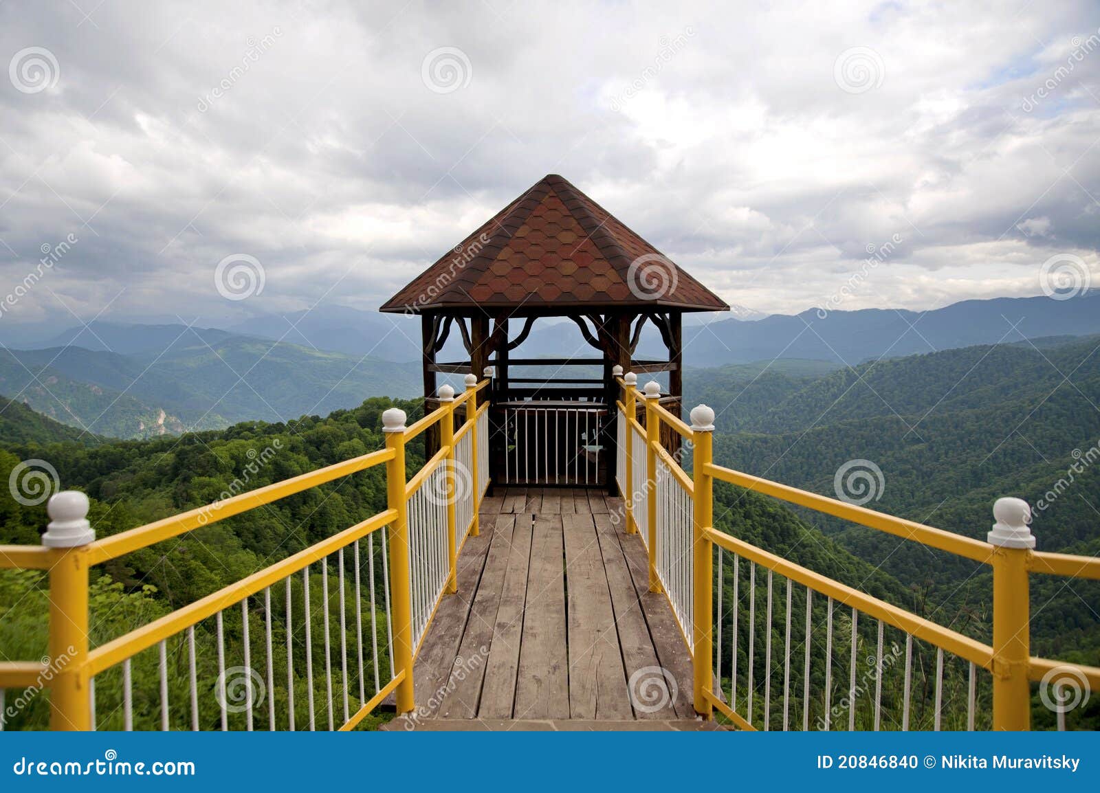 Viewing platform stock photo. Image of bridge, holiday - 20846840
