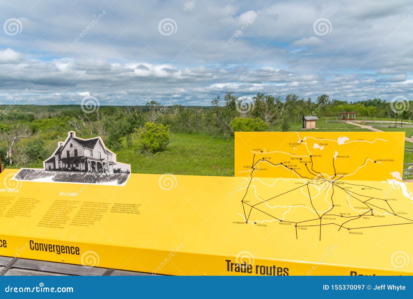 Viewing Platform, Batoche Saskatchewan Editorial Photography - Image of ...