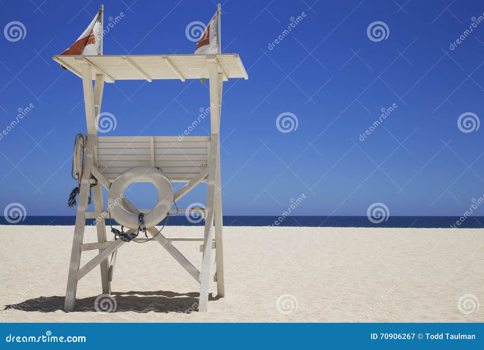 Viewing Platform on the Beach Stock Image - Image of platform, tropical ...