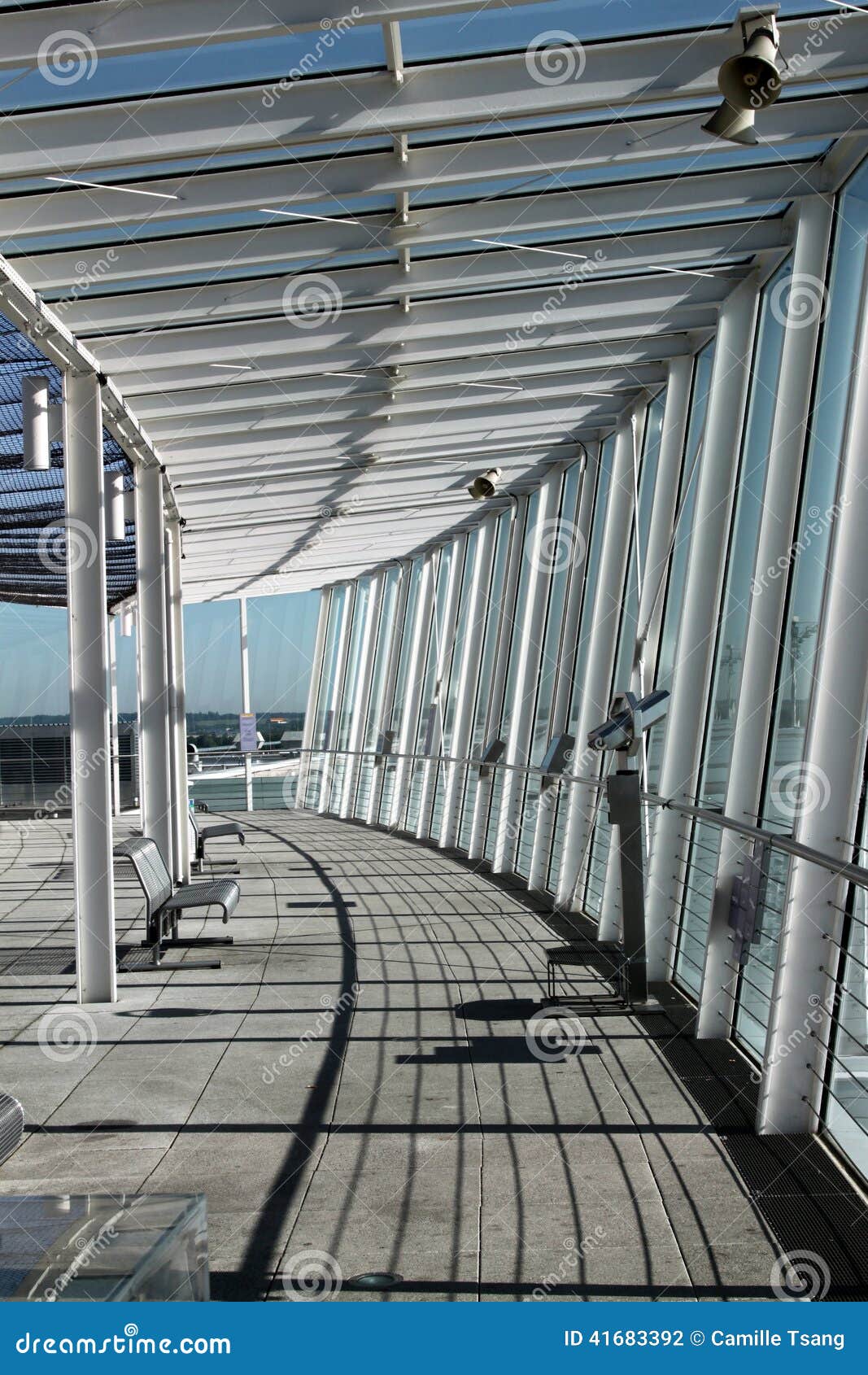 Viewing Platform stock photo. Image of curvature, plane - 41683392