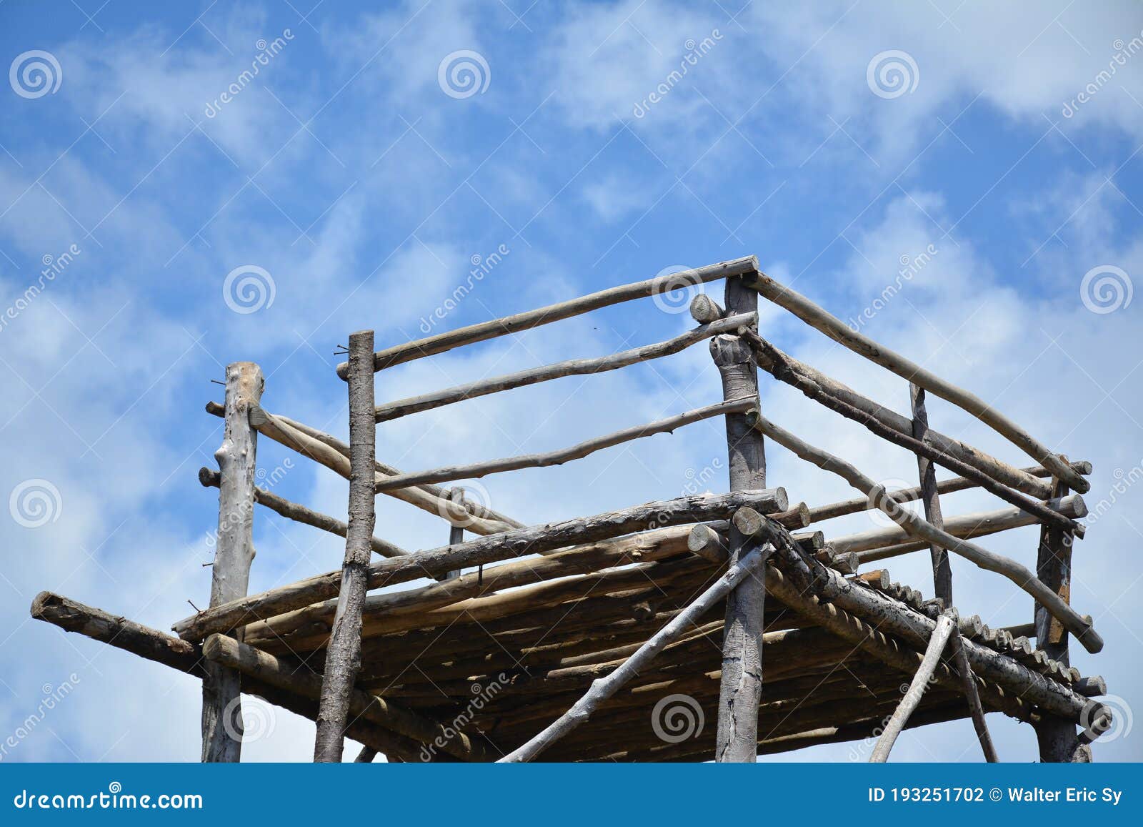 Viewing Platform at Mountain View White Beach Resort Stock Photo ...