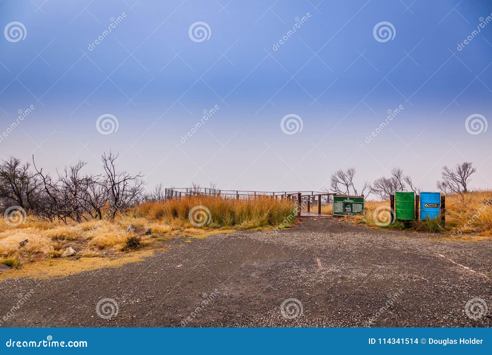 The Viewing Platform at the Valley of Desolation on a Misty Day ...