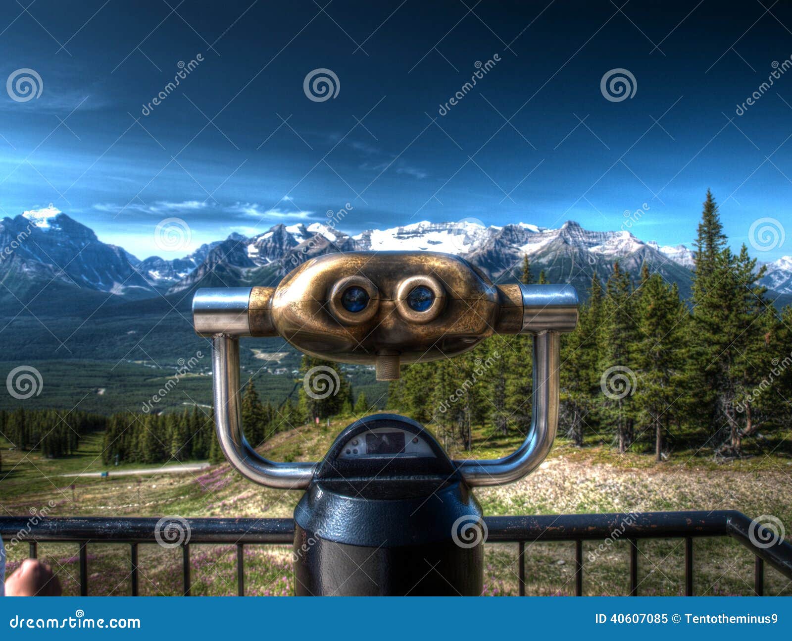 A viewing point in Canada stock image. Image of mountains - 40607085