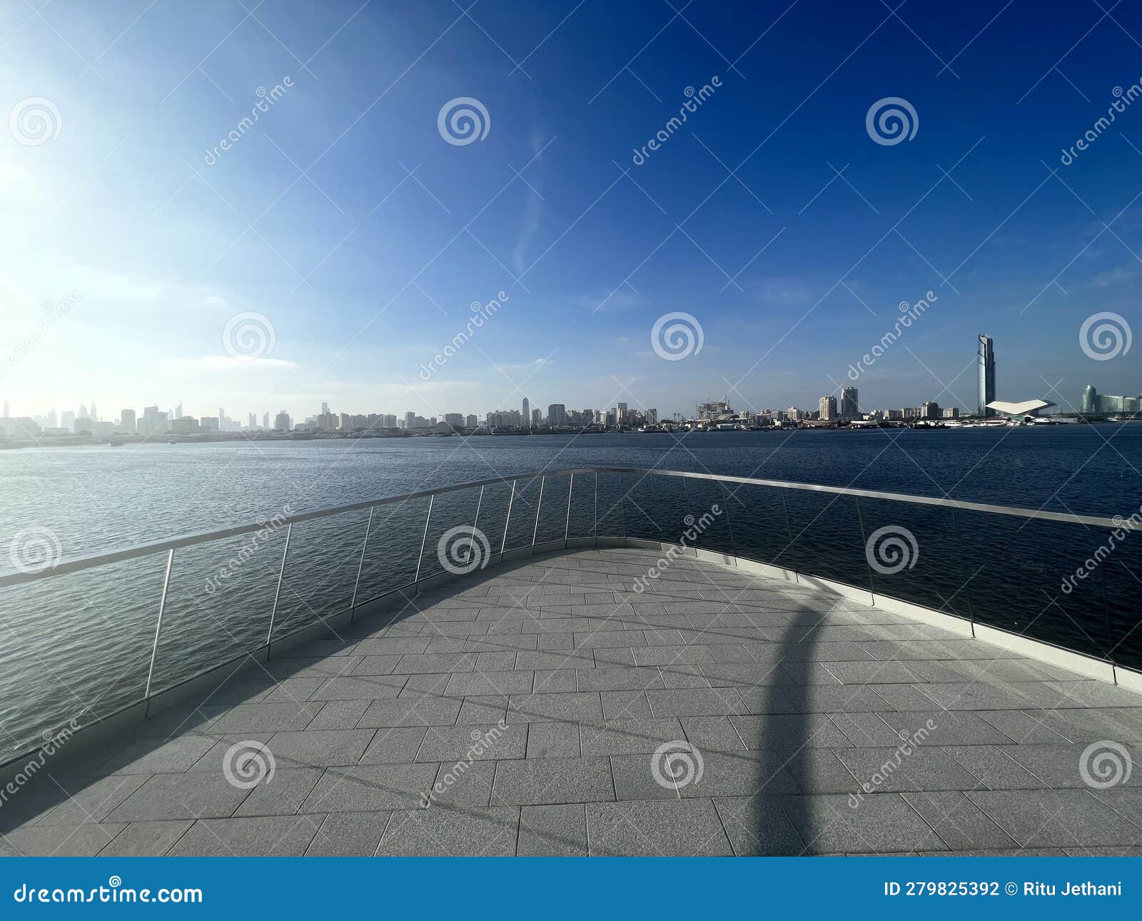 Viewing Point at Dubai Creek Harbour in the UAE Stock Photo - Image of ...