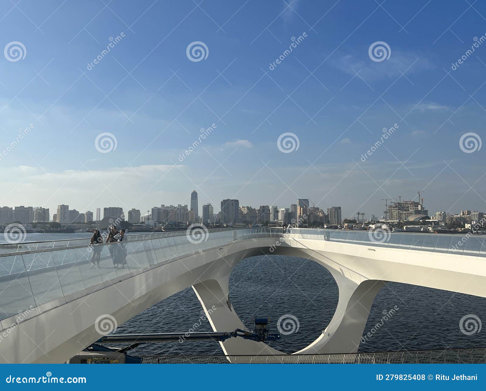 Viewing Point at Dubai Creek Harbour in the UAE Stock Photo - Image of ...