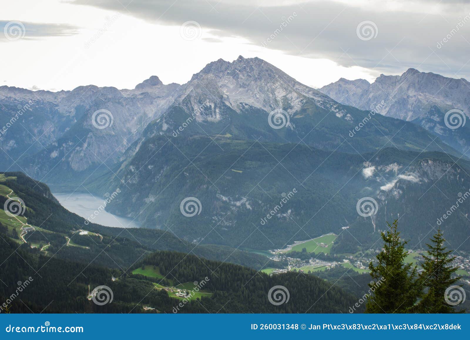 Viewing Point at the Eagle S Nest Stock Photo - Image of holiday ...