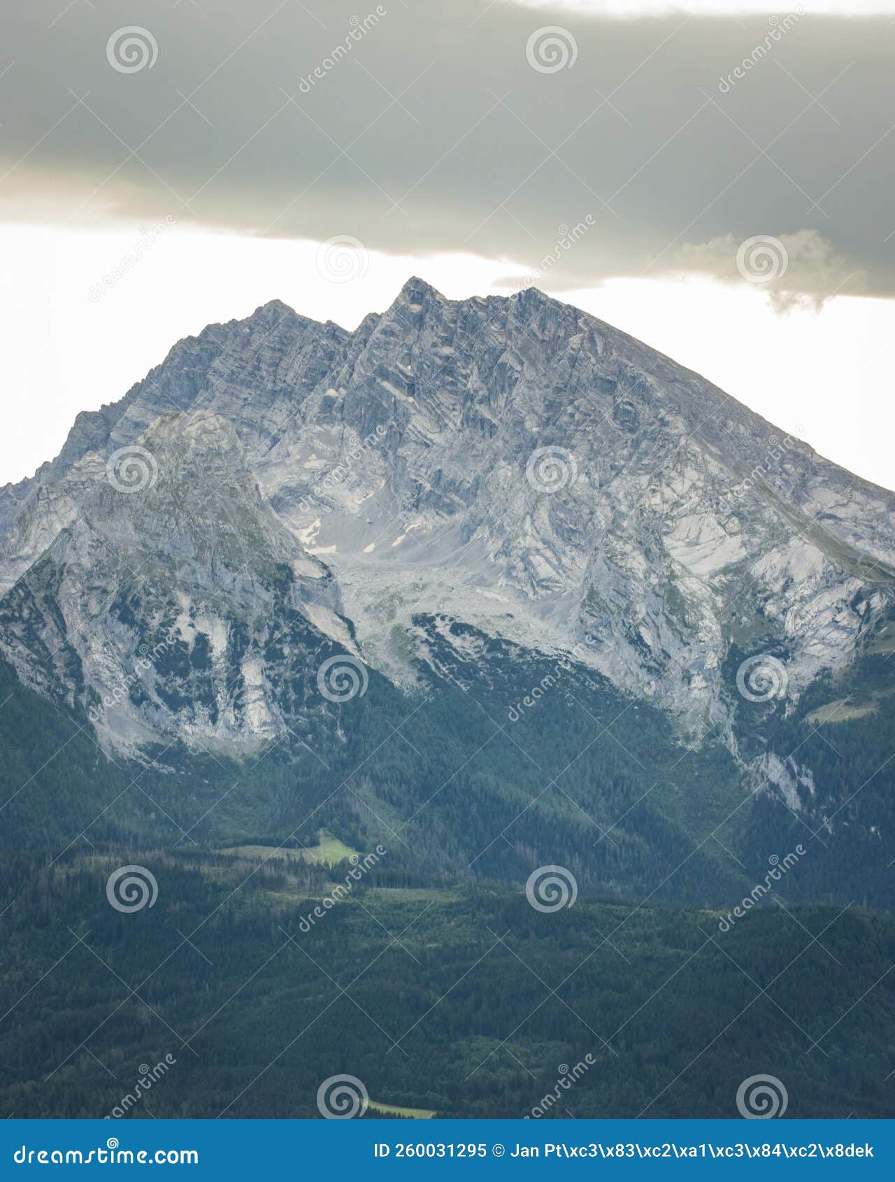 Viewing Point at the Eagle S Nest Stock Image - Image of clouds ...