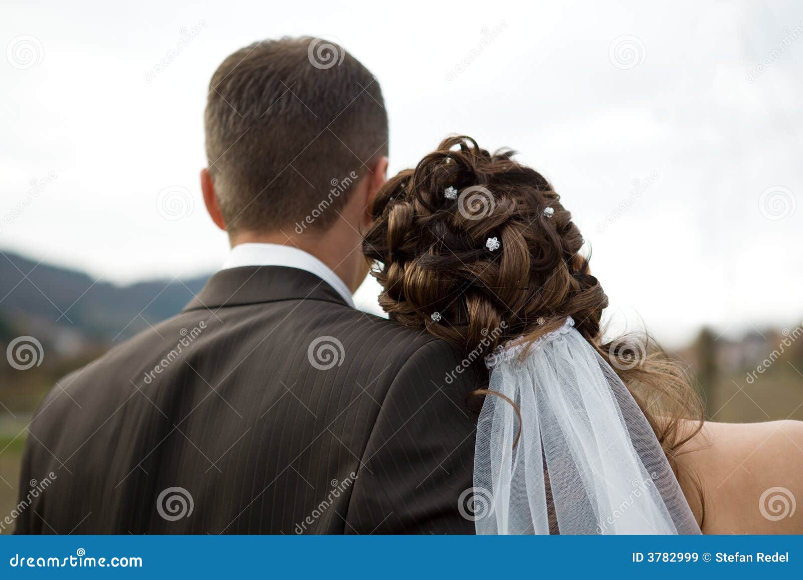 Viewing Together into the Future Stock Image - Image of romantic ...
