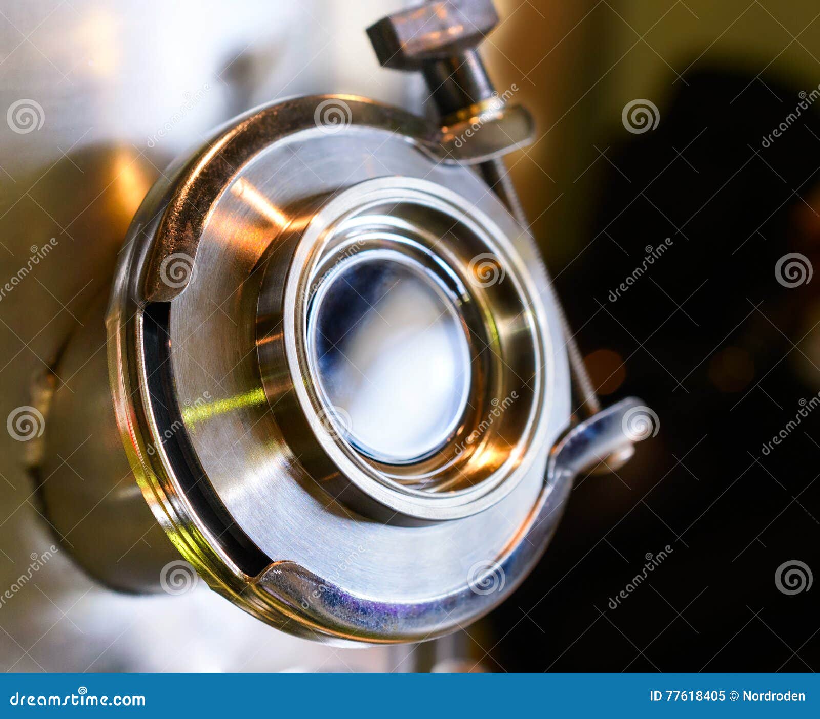 The Viewing Window of the Gas Chamber, Laboratory Equipment. Stock ...