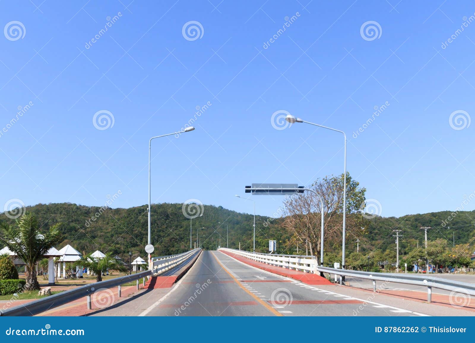 Viewpoint of Concrete Bridge. Stock Photo - Image of daylight ...