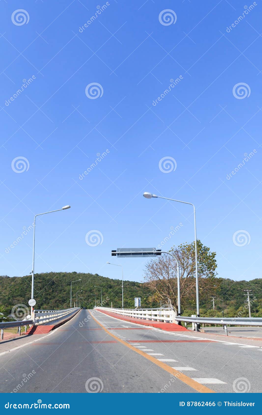 Viewpoint of Concrete Bridge. Stock Photo - Image of water, post: 87862466