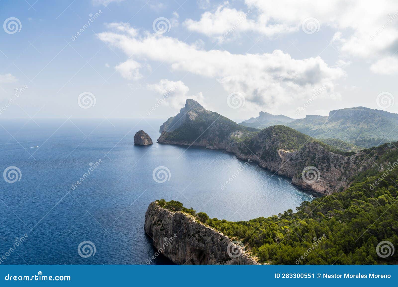 Viewpoint Es Colomer, Views from Cap De Formentor in Mallorca. Stock ...