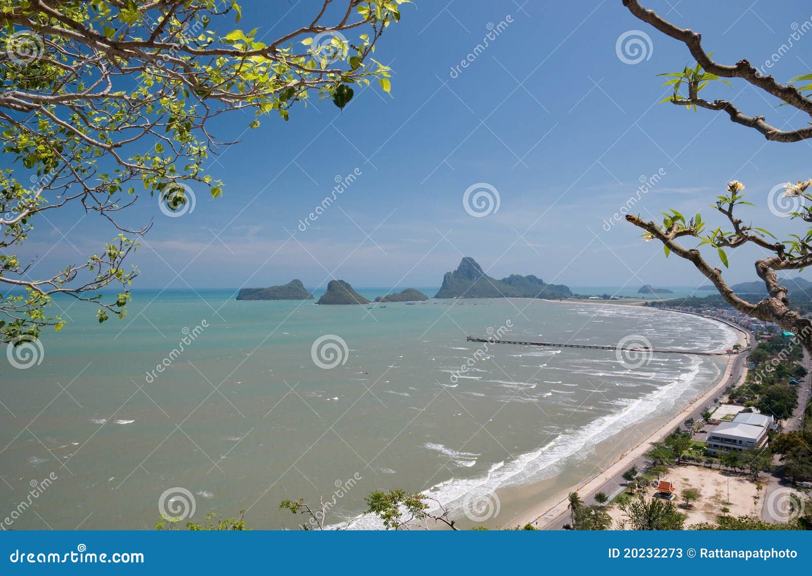 Viewpoint at Khao Chong Krajok Thai Stock Image - Image of attraction ...