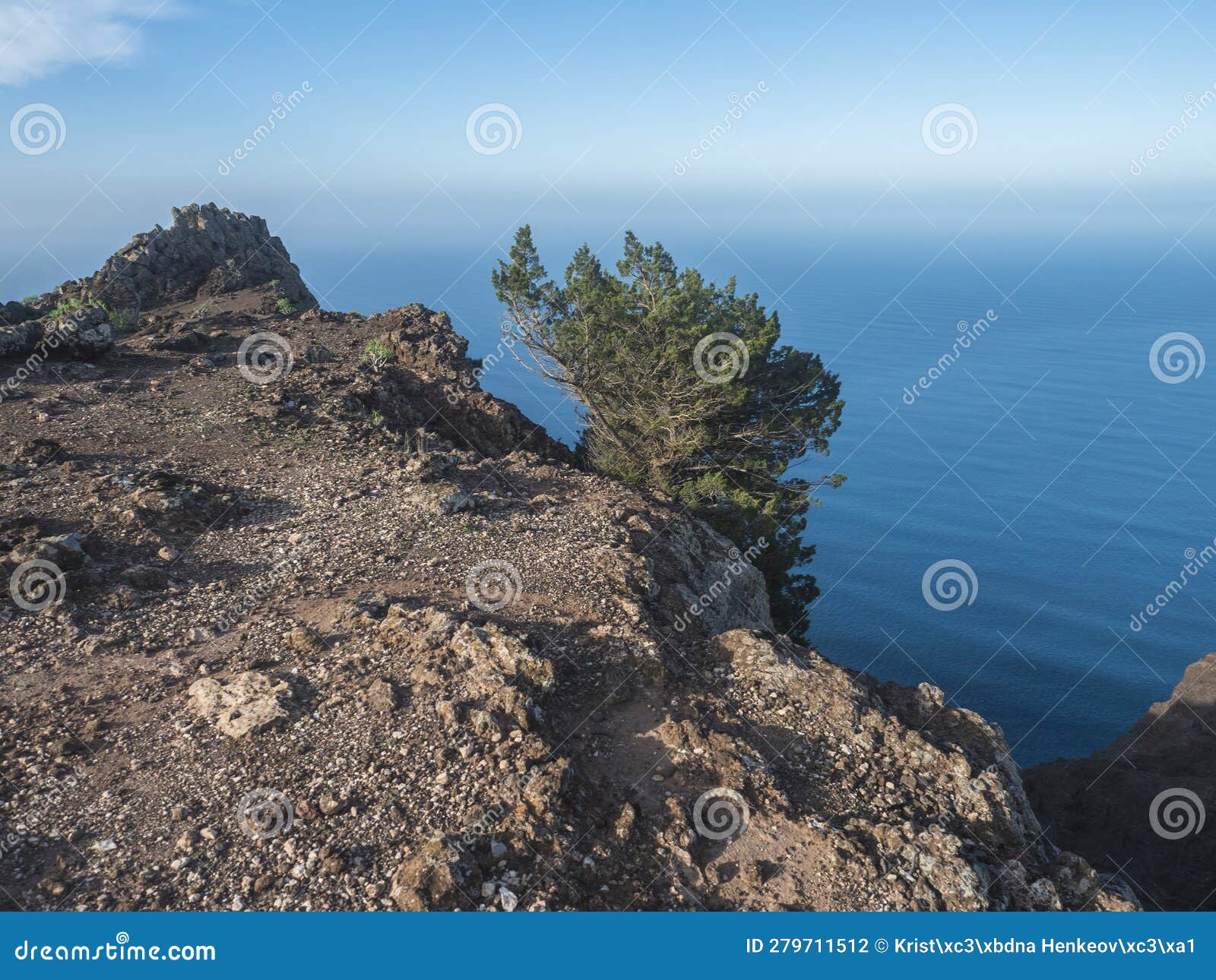Viewpoint Risco De La Merica at the End Off I Sharp Rocks and Cliffs on ...