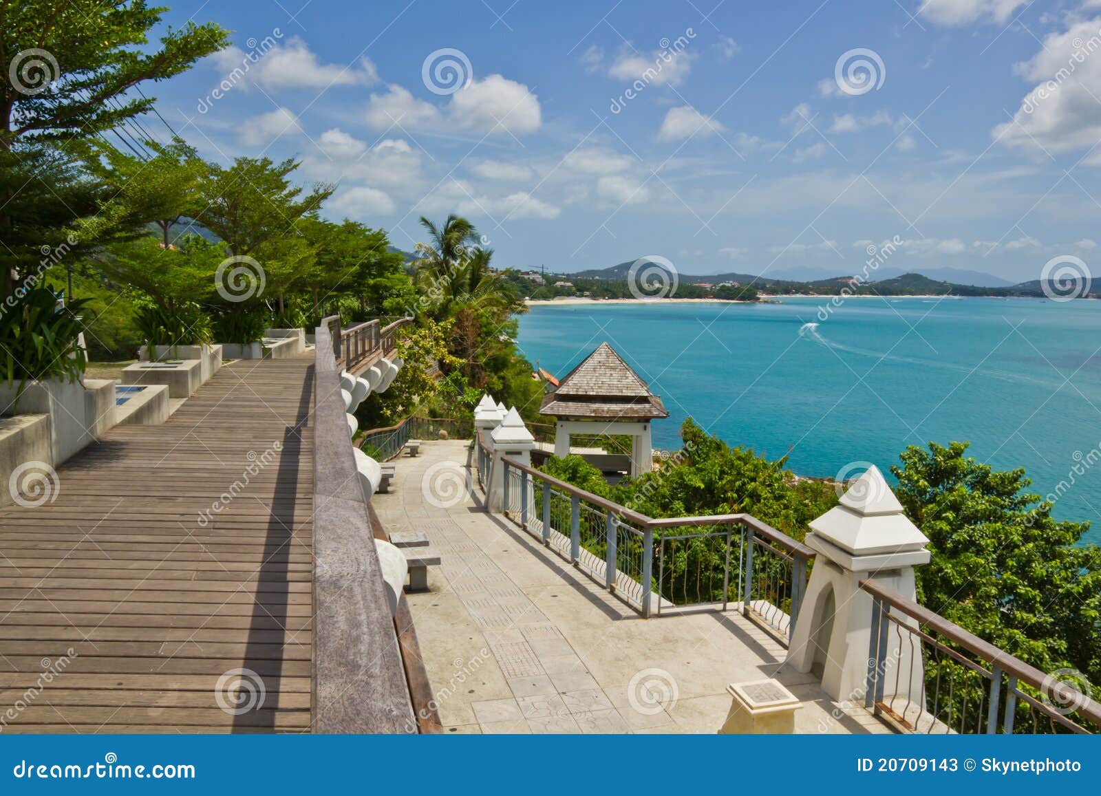 Viewpoint at samui beach stock image. Image of landscape - 20709143