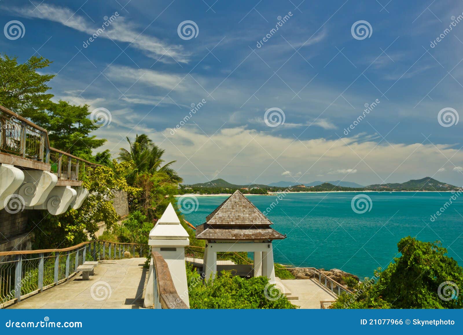 Viewpoint at samui beach stock photo. Image of ocean - 21077966